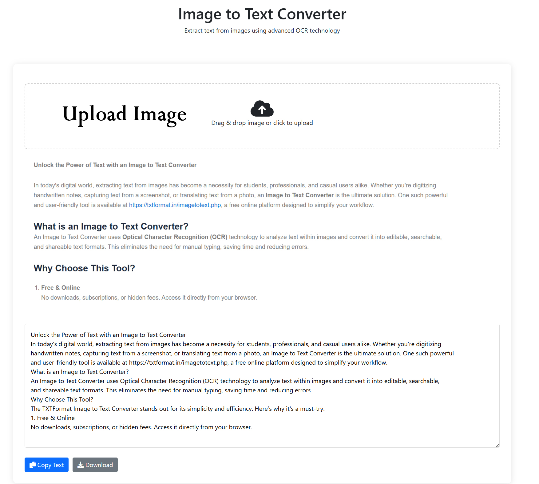 Text Formatter Online | Free Formatting & Editing Tool